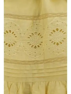 Isabel Marant Étoile Prisha Ruffle Top - Yellow