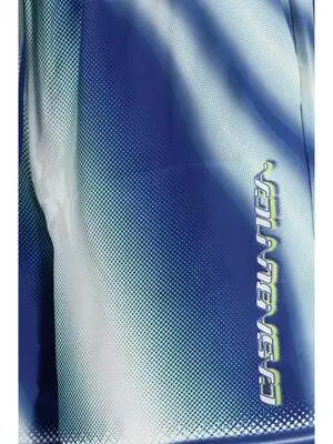 Casablanca Silk Flaming Shorts With All-over Print