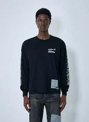 Yohji Yamamoto X Neighborhood Long-sleeve T-shirt - Black