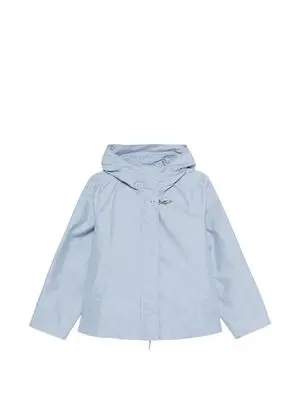 FAY Short Hooded Parka Coat - Multicolor