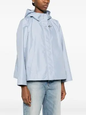 FAY Short Hooded Parka Coat - Multicolor