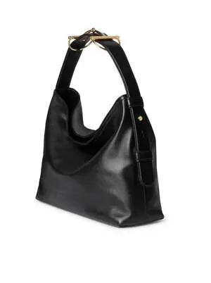Gucci Beatrix Medium Leather Shoulder Bag - Black