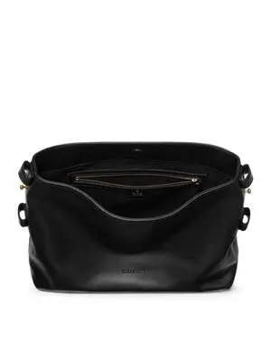 Gucci Beatrix Medium Leather Shoulder Bag - Black