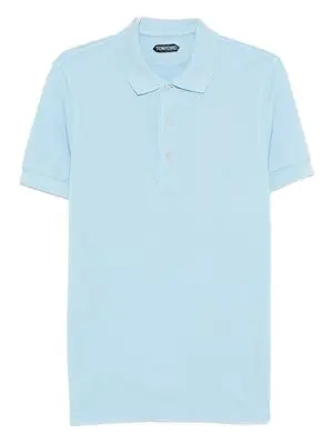 TOM FORD Cotton Blend Polo Shirt - Multicolor
