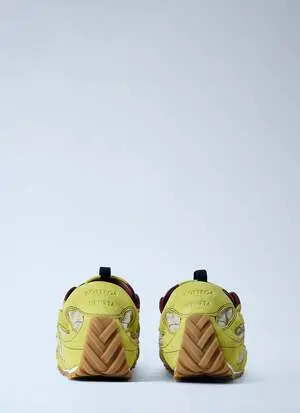 Bottega Veneta Orbit Flash Sneakers - Yellow