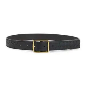 Bottega Veneta Reverso Belt - Black