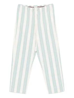 FORTE_FORTE FORTE FORTE Striped Drawstring Trousers Multicolor