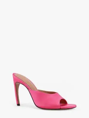 Attico Betta Satin Mules - Multicolor