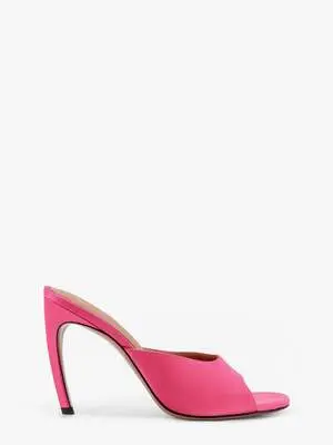 Attico THE ATTICO Betta Satin Mules Multicolor