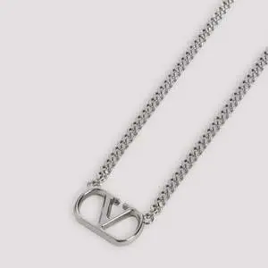 Valentino Garavani Vlogo Charm Necklace