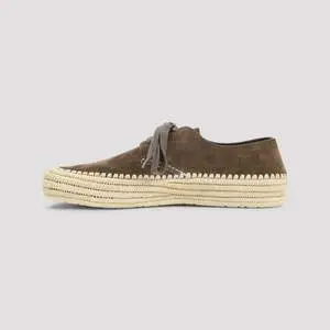 Loewe Rio Suede Lace-up Espadrilles - Multicolor