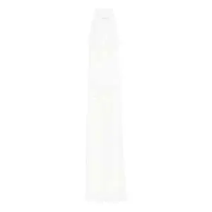 Christopher Esber Pleated Halterneck Drop-waist Gown