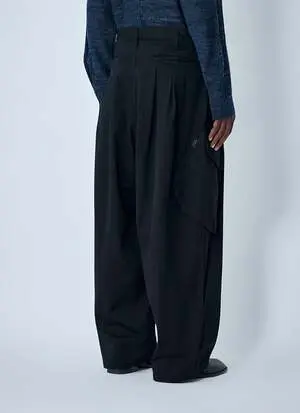 Yohji Yamamoto Wide-leg Cargo Trousers