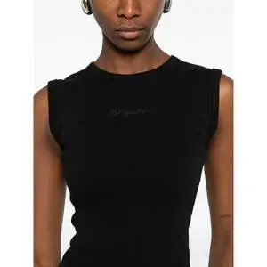 Axel Arigato Embroidered Logo Ribbed Knit Top