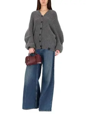 Stella McCartney High Waist Wide Leg Jeans - Blue