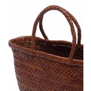 Dragon Diffusion Mini Flat Gora Handbag - Brown