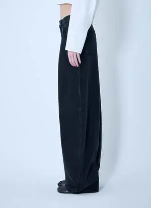 Jacquemus De Nîmes Ovalo Jeans - Black