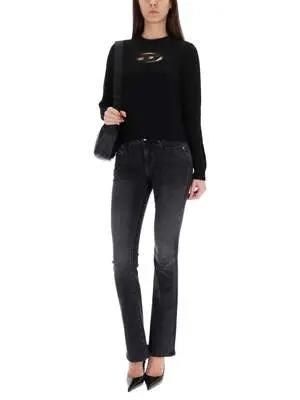 DIESEL® M-areesa Jersey Slim Fit Wool Cashmere - Black