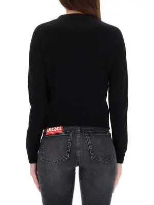 DIESEL® M-areesa Jersey Slim Fit Wool Cashmere - Black