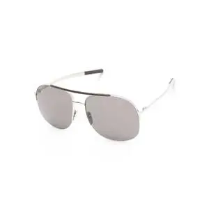 Gucci Aviator Sunglasses With Logo Detail - Silver
