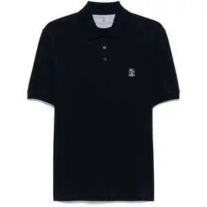 Brunello Cucinelli Polo Shirts - Blue