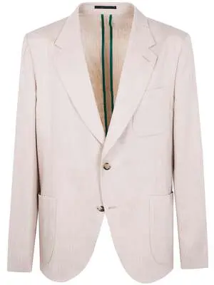 Paul Smith Tailored Linen Wool Blend Jacket