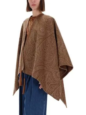 Etro Wool And Cashmere Cape