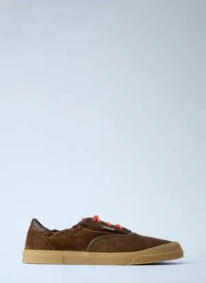 Moncler Vera Suede Leisure Sneakers - Brown