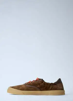 Moncler Vera Suede Leisure Sneakers - Brown