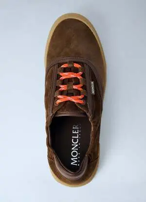 Moncler Vera Suede Leisure Sneakers - Brown