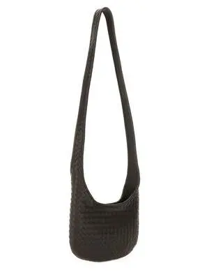 Bottega Veneta Veneto Small Woven Leather Shoulder Bag - Brown
