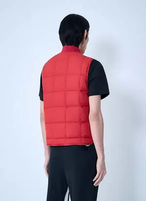 Moncler Elberton Quilted Padded Vest - Red