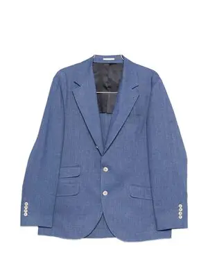 Brunello Cucinelli Linen Single-breasted Suit - Multicolor