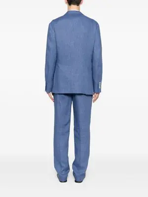 Brunello Cucinelli Linen Single-breasted Suit