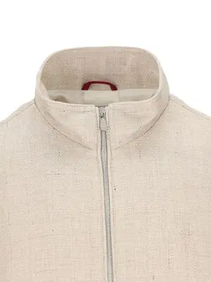 Brunello Cucinelli Silk Blend Blouson Jacket