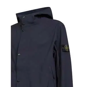 Stone Island Hooded Jacket - Blue