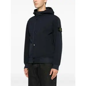 Stone Island Hooded Jacket - Blue