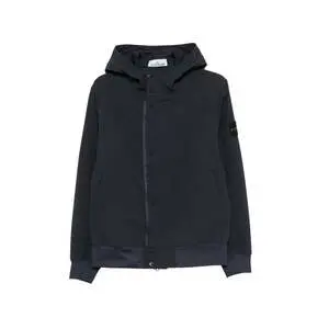 Stone Island Hooded Jacket - Blue