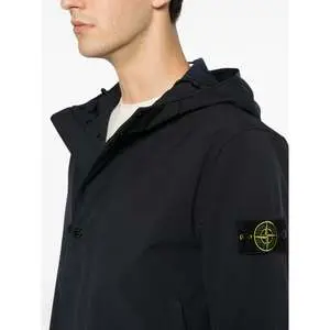 Stone Island Hooded Jacket - Blue