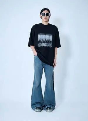 Rick Owens Denim Bolan Bootcut Pants