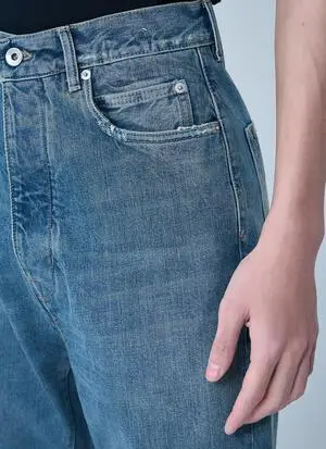 Rick Owens Denim Bolan Bootcut Pants