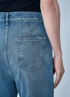 Rick Owens Denim Bolan Bootcut Pants