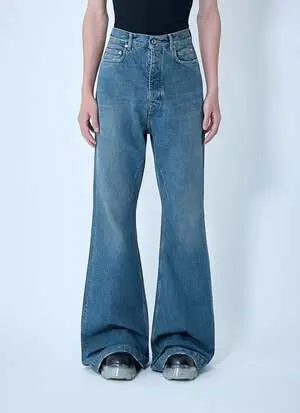 Rick Owens Denim Bolan Bootcut Pants - Blue