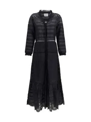 Isabel Marant Étoile Daniva Cotton Shirt Dress - Black