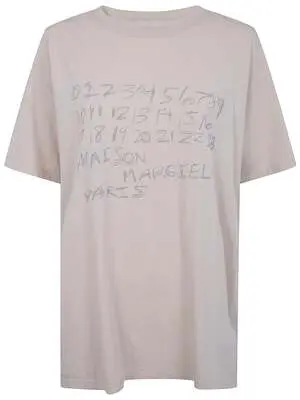 MAISON MARGIELA Printed Cotton T-shirt