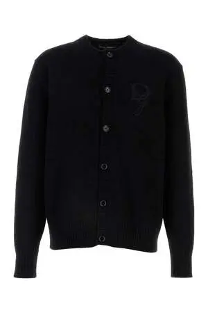 Dolce & Gabbana Nylon Blend Cardigan - Black