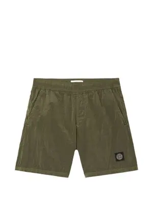 Stone Island Logo Patch Swim Shorts - Multicolor