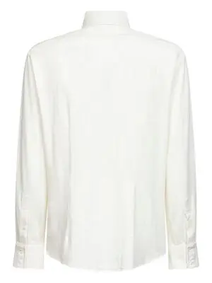Brunello Cucinelli Linen And Cotton Blend Shirt - Multicolor