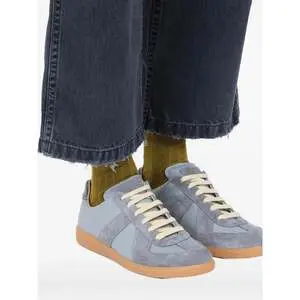 MAISON MARGIELA Low-top Trainers With Suede Paneling