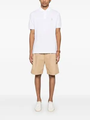 Brunello Cucinelli Logo Cotton Polo Shirt - Multicolor